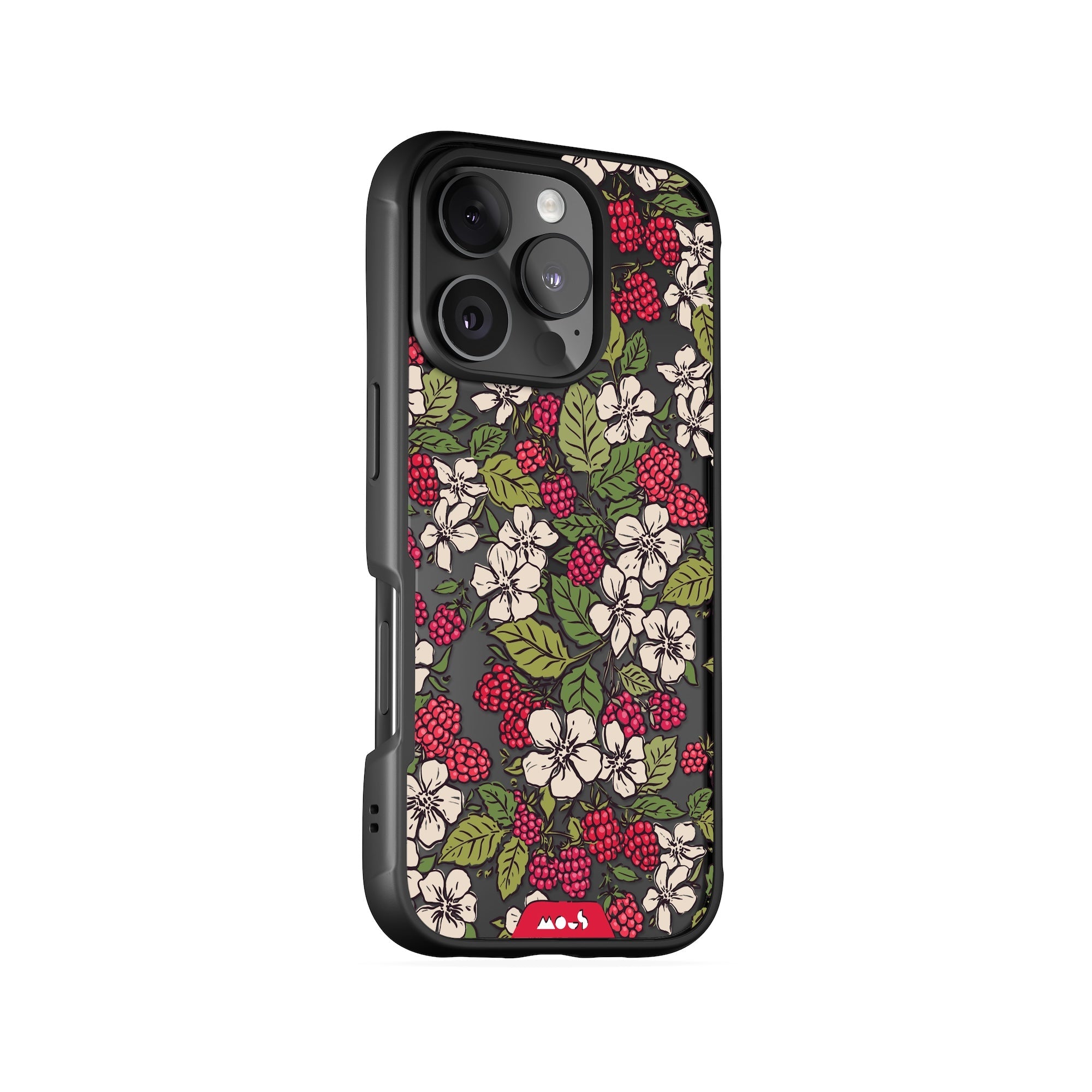 Mous | Berries Protective Phone Case - Clarity x Flowers