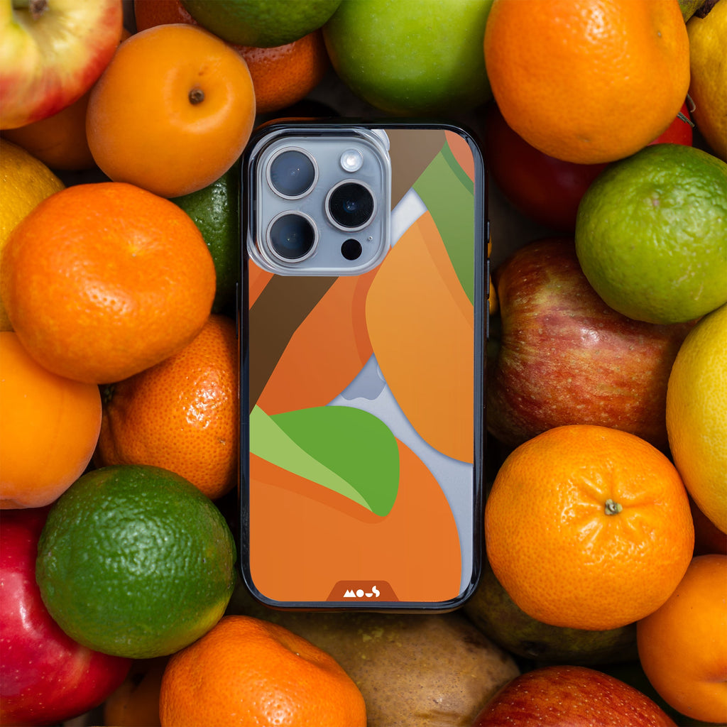 Mous | Fruits Printed Phone Case – Orange