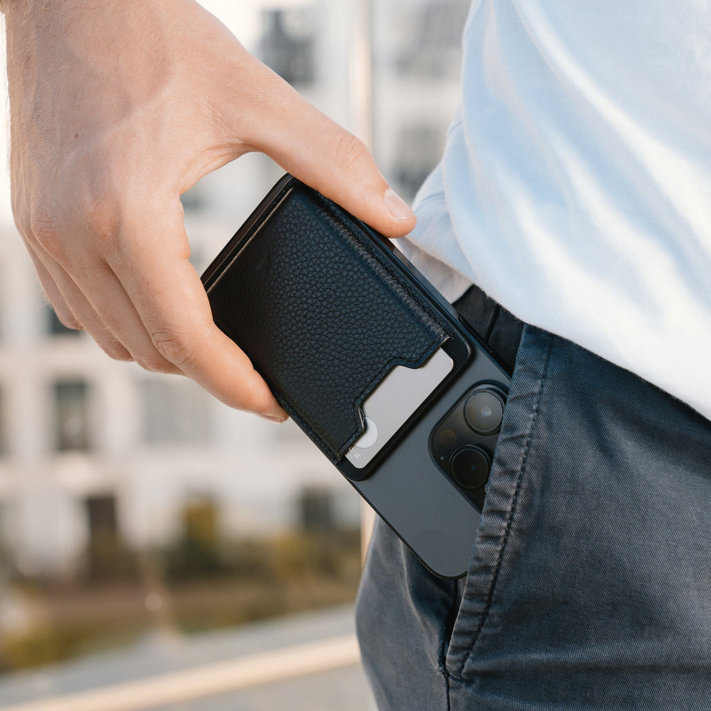 Mous | MagSafe® Compatible Card Wallet 2.0 – Black