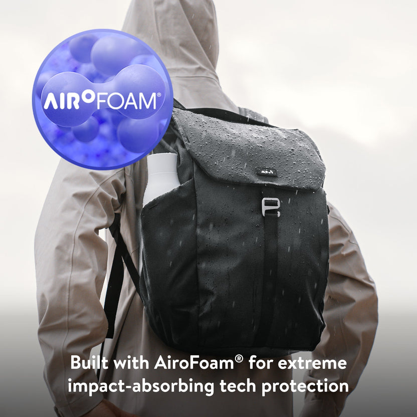Mous | Flap Backpack with AiroFoam® - Midnight